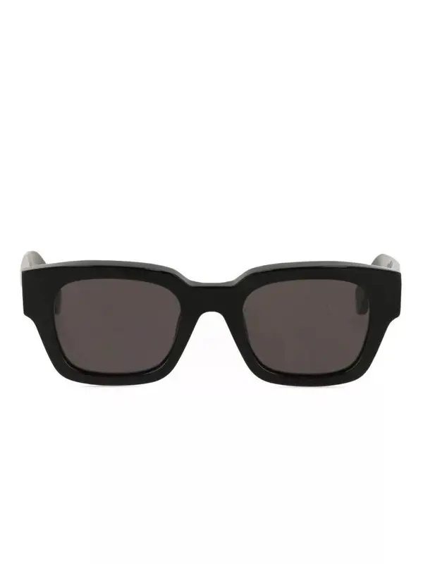 Off-White Sunglasses With Round Lenses - Black