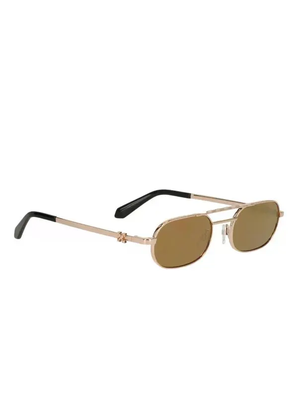 Off-White Oval-frame Double-bridge Sunglasses