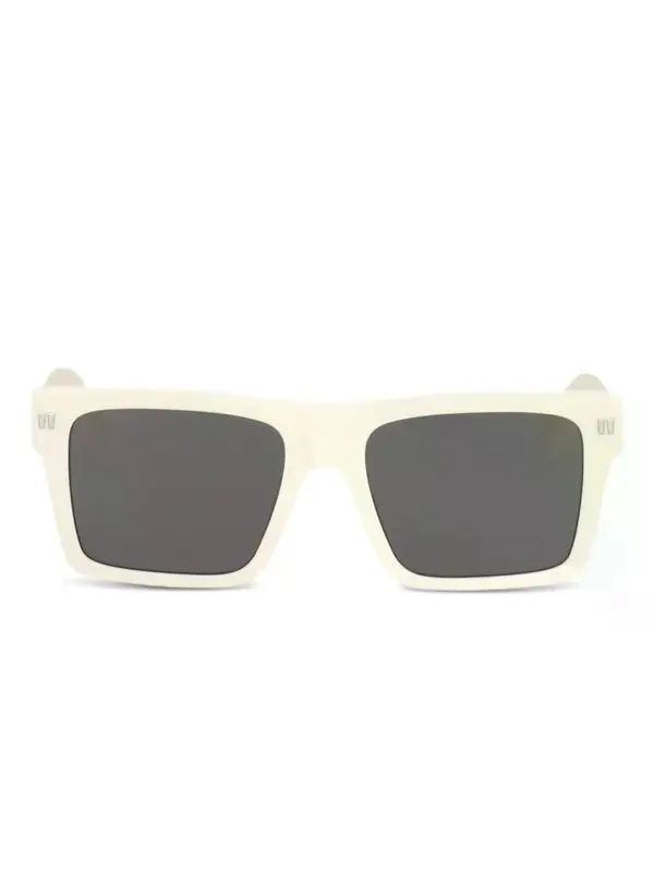 Off-White Square-frame Tinted Sunglasses - White