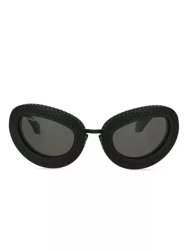 Off-White Oval-frame Sunglasses - Black