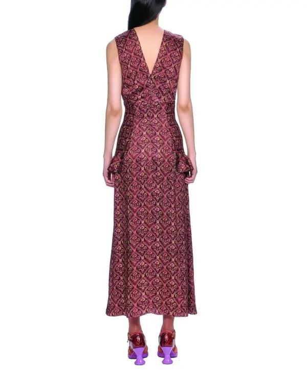 Anna Sui Wallpaper Medley Maxi Dress