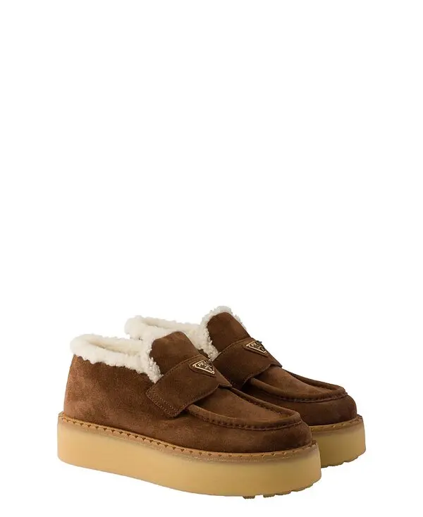 Prada Suede Loafers