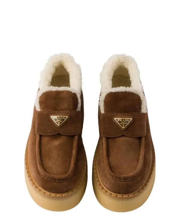Prada Suede Loafers