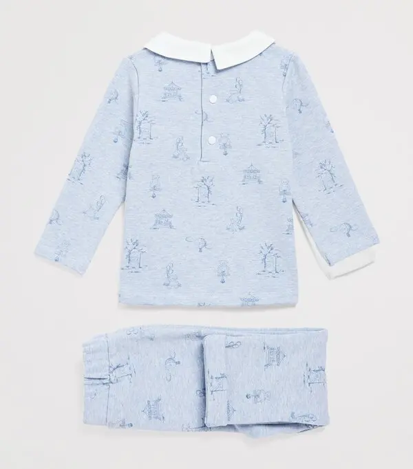 PATACHOU Cotton Top And Trousers Set
