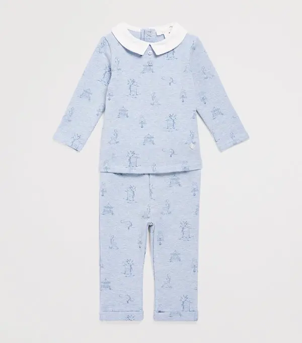 PATACHOU Cotton Top And Trousers Set