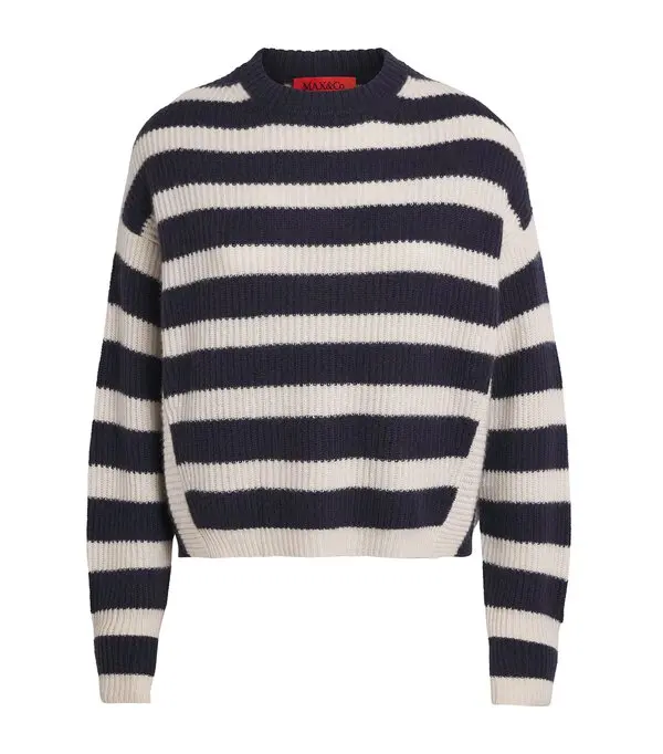Max & Co. Striped Cashmere Sweater