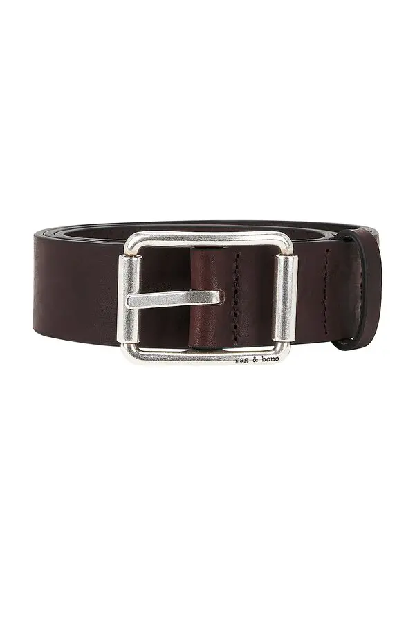 Rag & Bone Evan Belt - Dark Espresso