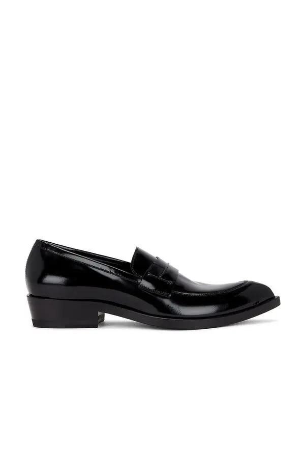 TOM FORD Eva Brushed Leather Loafer