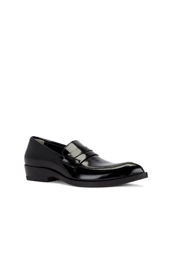TOM FORD Eva Brushed Leather Loafer