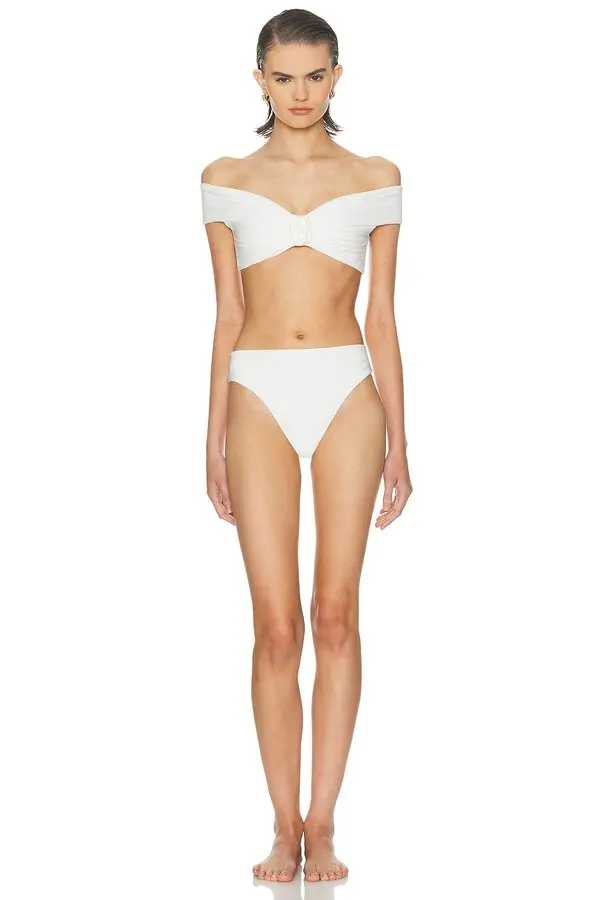 MAYGEL CORONEL Sauco Bikini Set - Off White