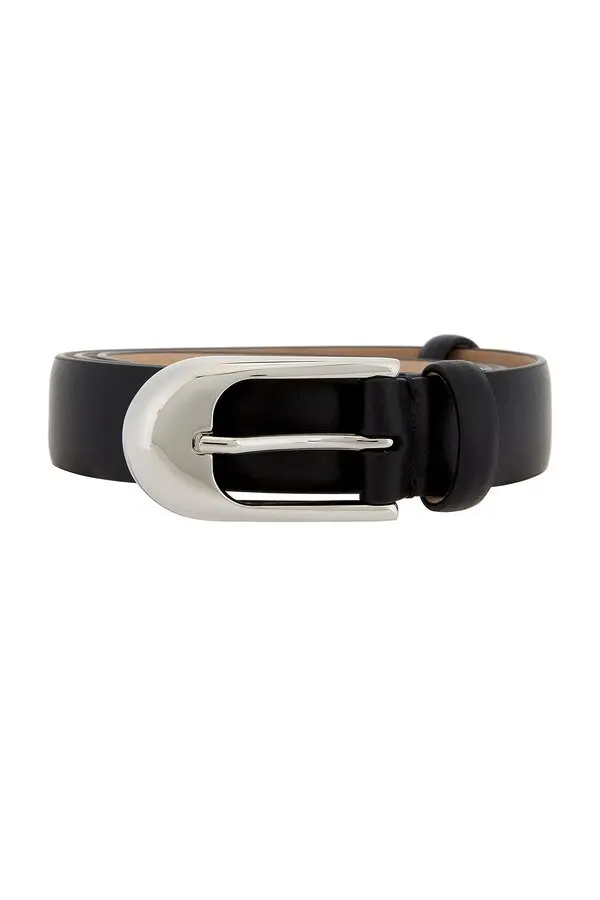 Khaite Dome 25mm Belt - Black