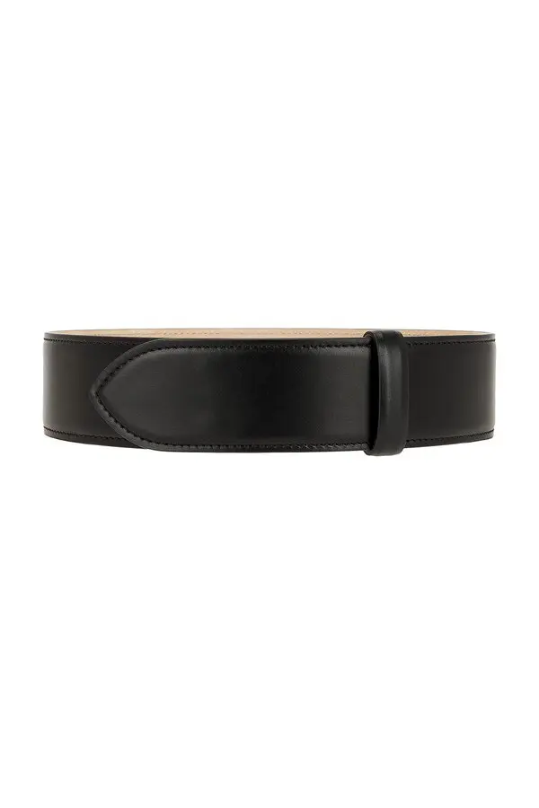 Khaite Theo Leather Waist Belt - Black
