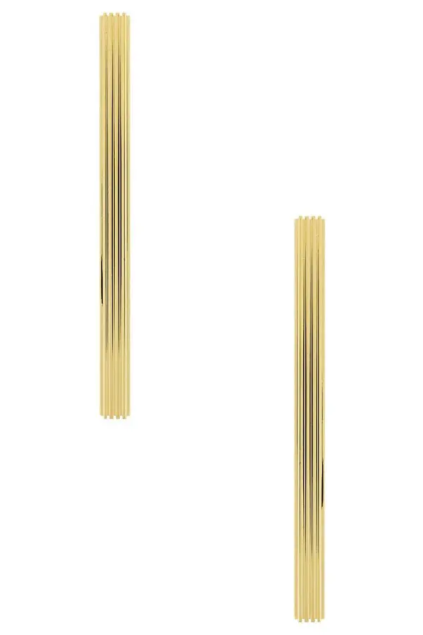Khaite Empire Long Earrings - Gold