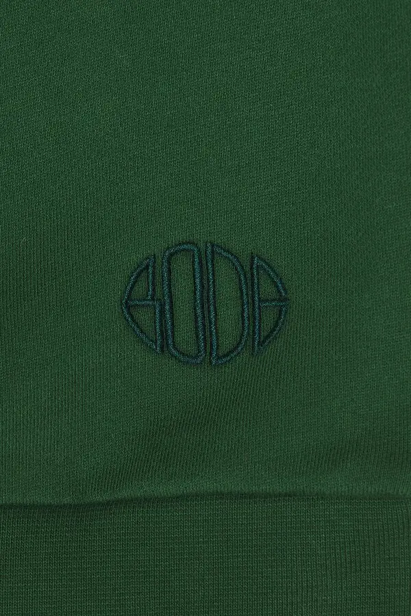 BODE Crew Polo In Green - Dark Green