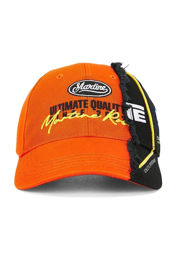 Martine Rose Collage Cap - Orange