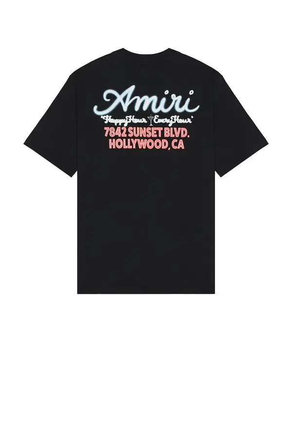 Amiri Neon Lights Oversized Tee