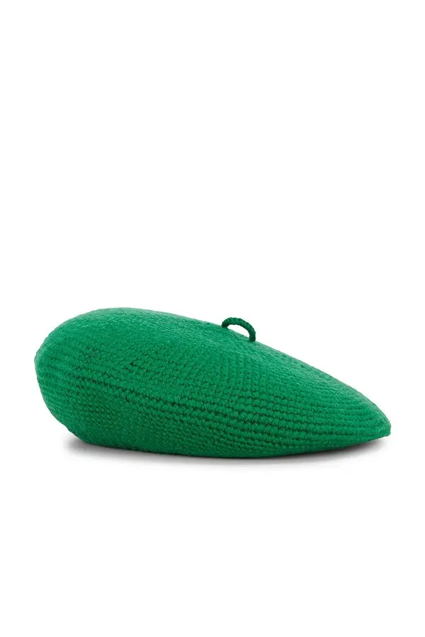 BODE Crochet Beret - Green