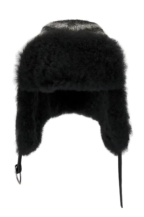 Burberry Tribar Trapper Hat - Black