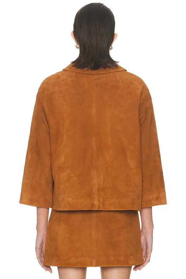 Marc Jacobs Suede Doll Jacket - Copper