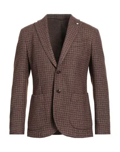 L.B.M. 1911 L. B.m. 1911 Blazer Size Wool, Polyester, Cotton - Brown