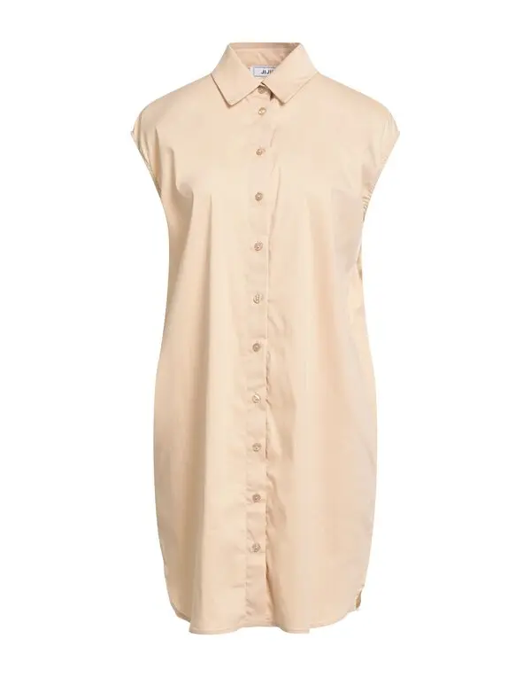 JIJIL Mini Shirt Dress - Beige