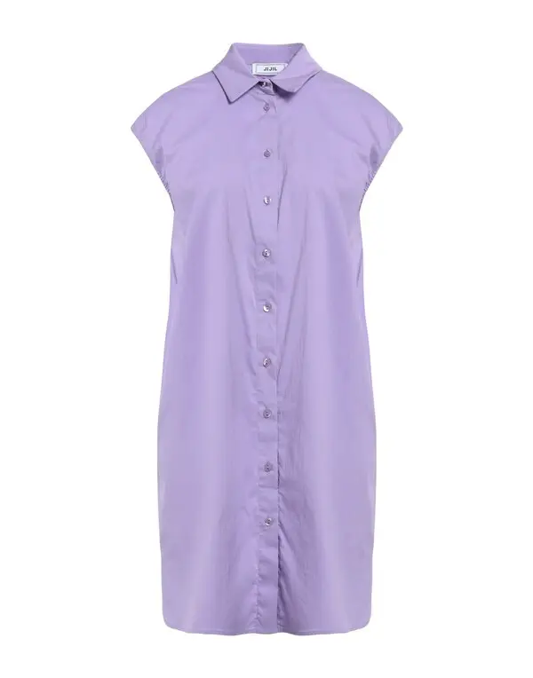 JIJIL Mini Shirt Dress - Purple