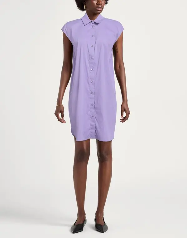 JIJIL Mini Shirt Dress - Purple