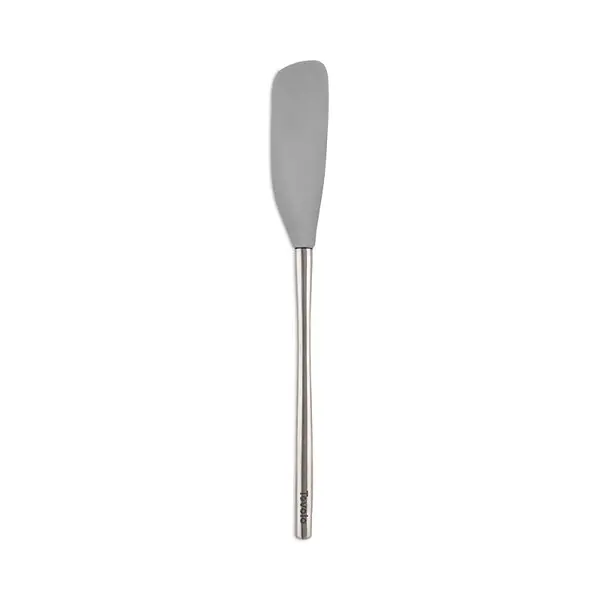 TOVOLO Flex Core Stainless Steel Handled Jar Scraper - Oyster Gray