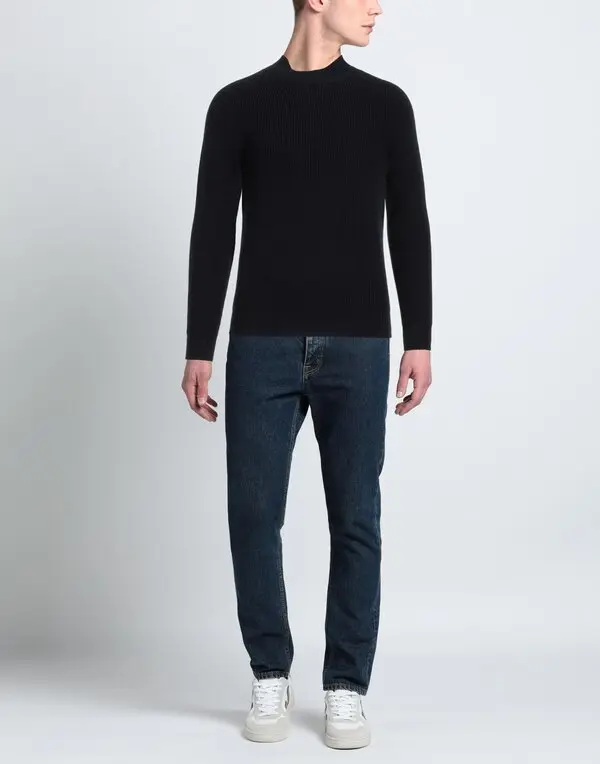 GRAN SASSO Turtleneck In Virgin Wool - Blue