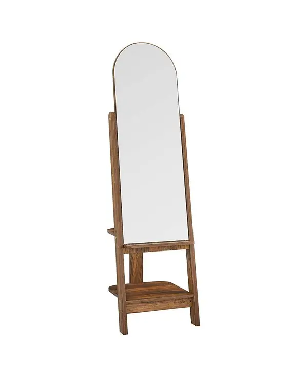 MODWAY Ascend Standing Mirror - Walnut