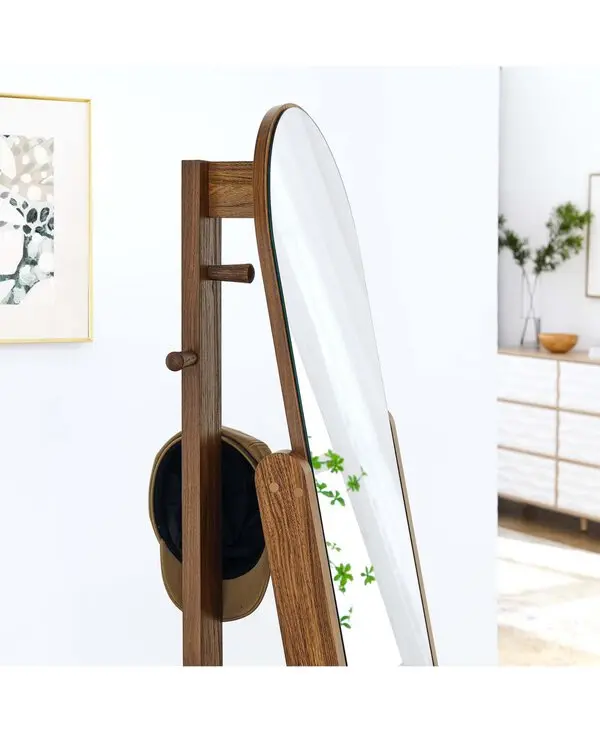 MODWAY Ascend Standing Mirror - Walnut