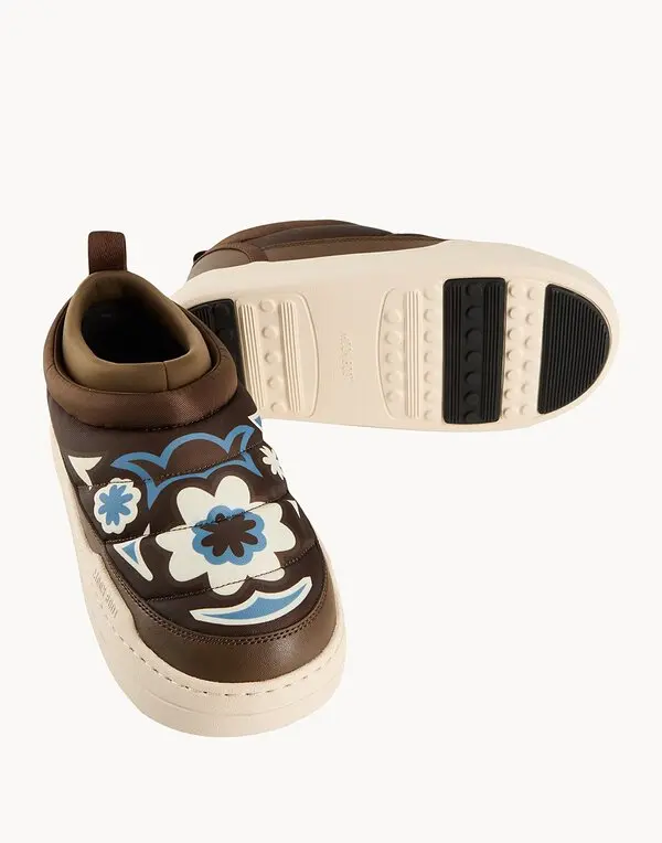 Moon Boot Mb Park Soft Flower Ankle Boots - Brown