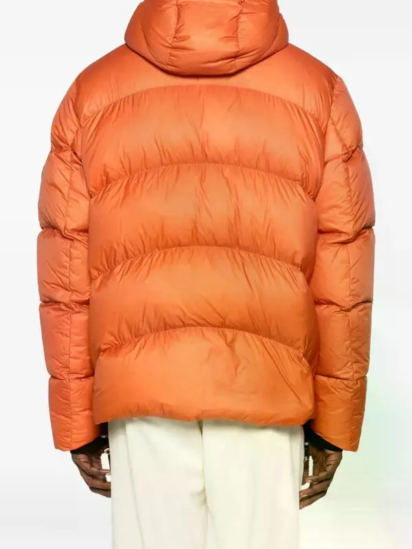 Moncler Fulcran Hooded Quilted Jacket - Orange