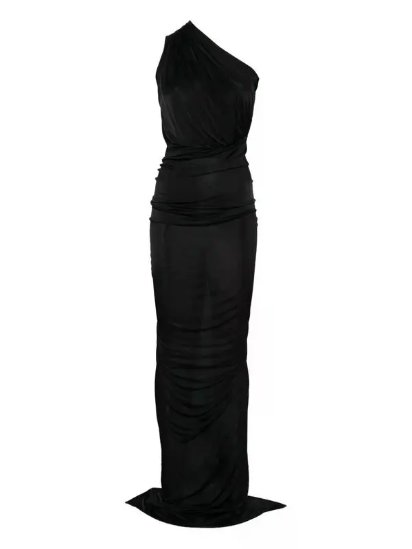 Rick Owens One-shoulder Maxi Dress
