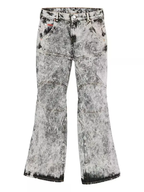 Martine Rose Acid-wash Jeans - Grey