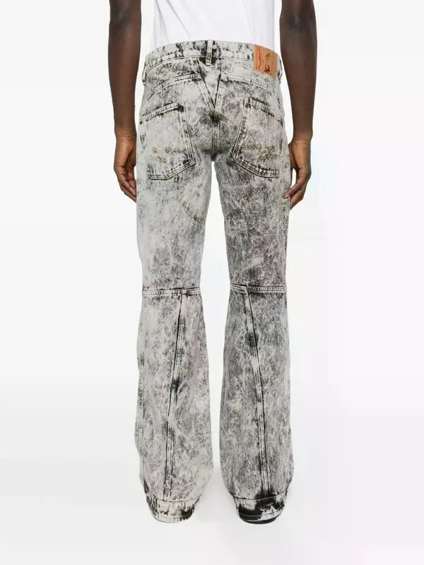 Martine Rose Acid-wash Jeans - Grey