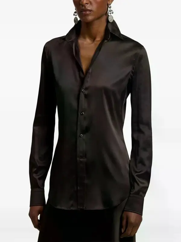 Ralph Lauren Silk-satin Shirt