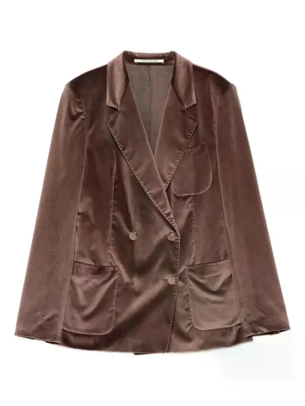 Tagliatore Double-breasted Velvet Jacket