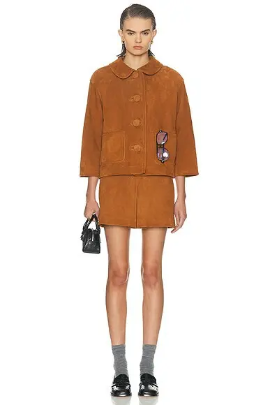 Marc Jacobs Suede Doll Jacket