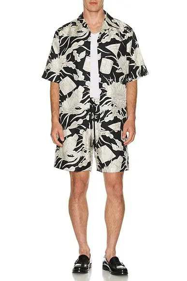 Amiri Silk Floral Shorts