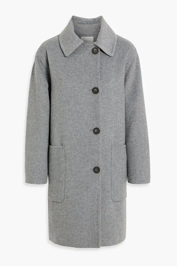 Vince Wool-blend Felt Coat