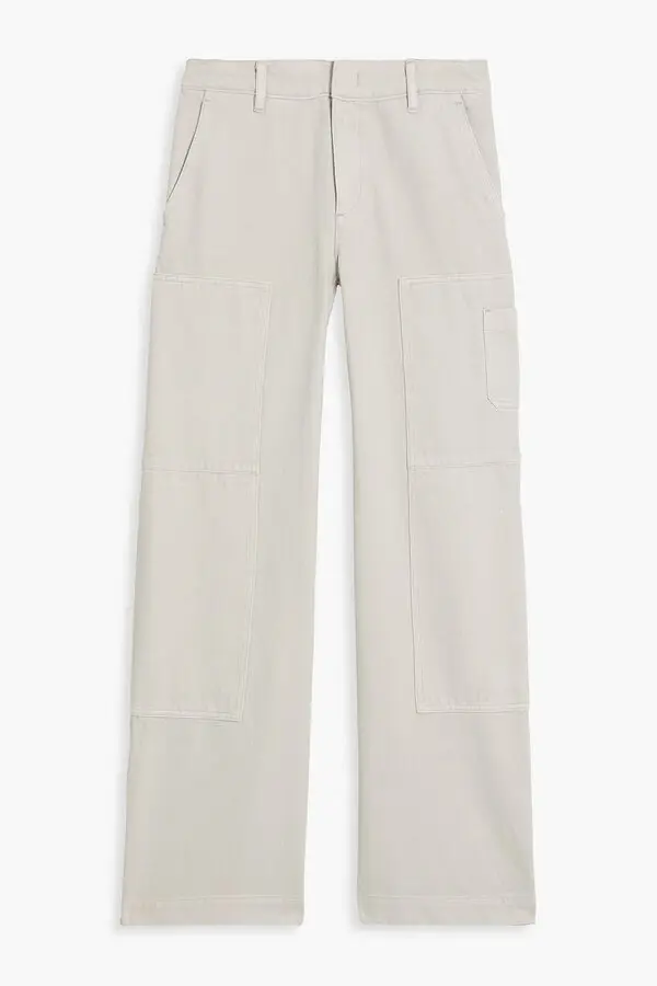 Vince High-rise Wide-leg Cargo Jeans