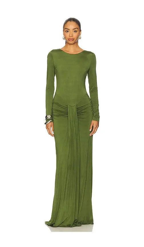 Nbd The Heena Gown - Olive