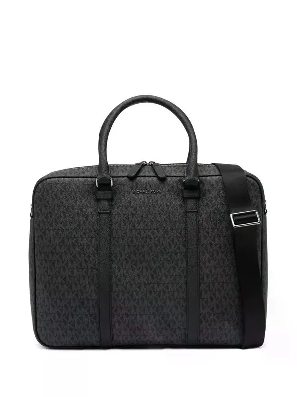 Michael Kors Monogram Briefcase - Black