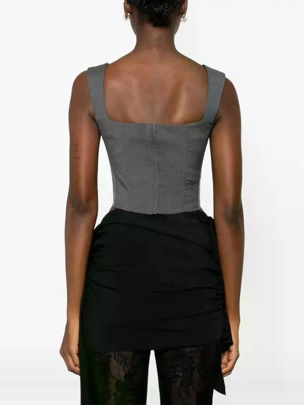 Giuseppe Di Morabito Sleeveless Cropped Top