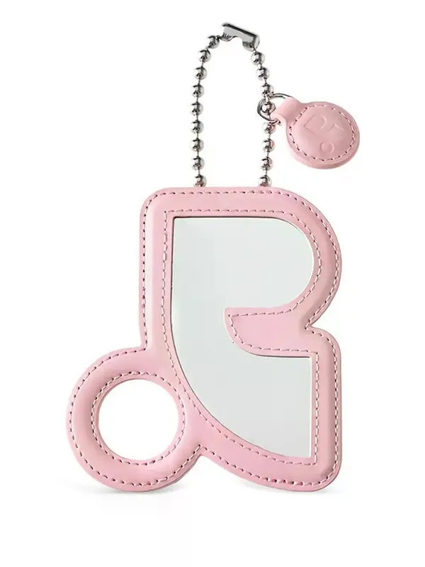 REST&RECREATION Mirror Leather Carholder Keyring - Pink