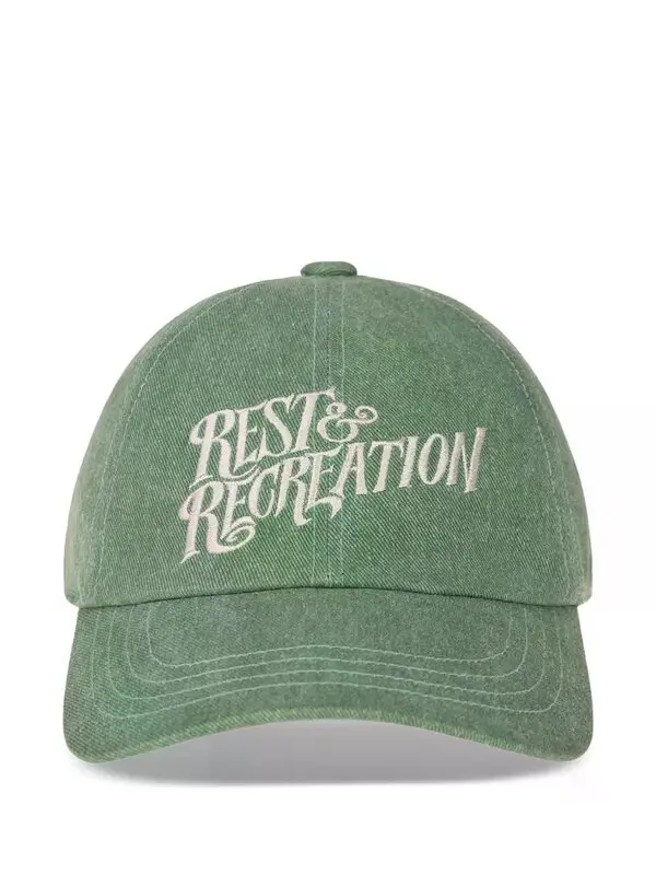 REST&RECREATION Embroidered Logo Cap - Green