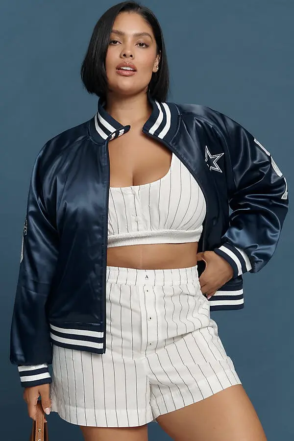 THE WILD COLLECTIVE Bomber Jacket - Dallas Cowboys