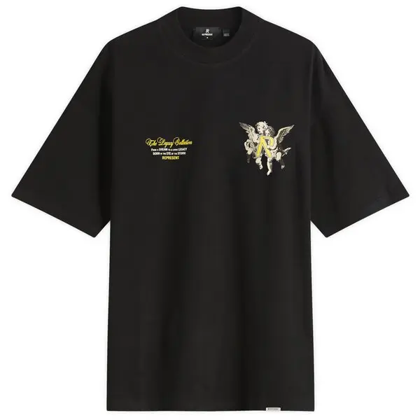 REPRESENT Legacy Cherubs T-shirt - Jet Black