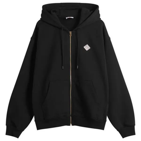 Casablanca Loopback Casa Chrome Full Zip Hoodie